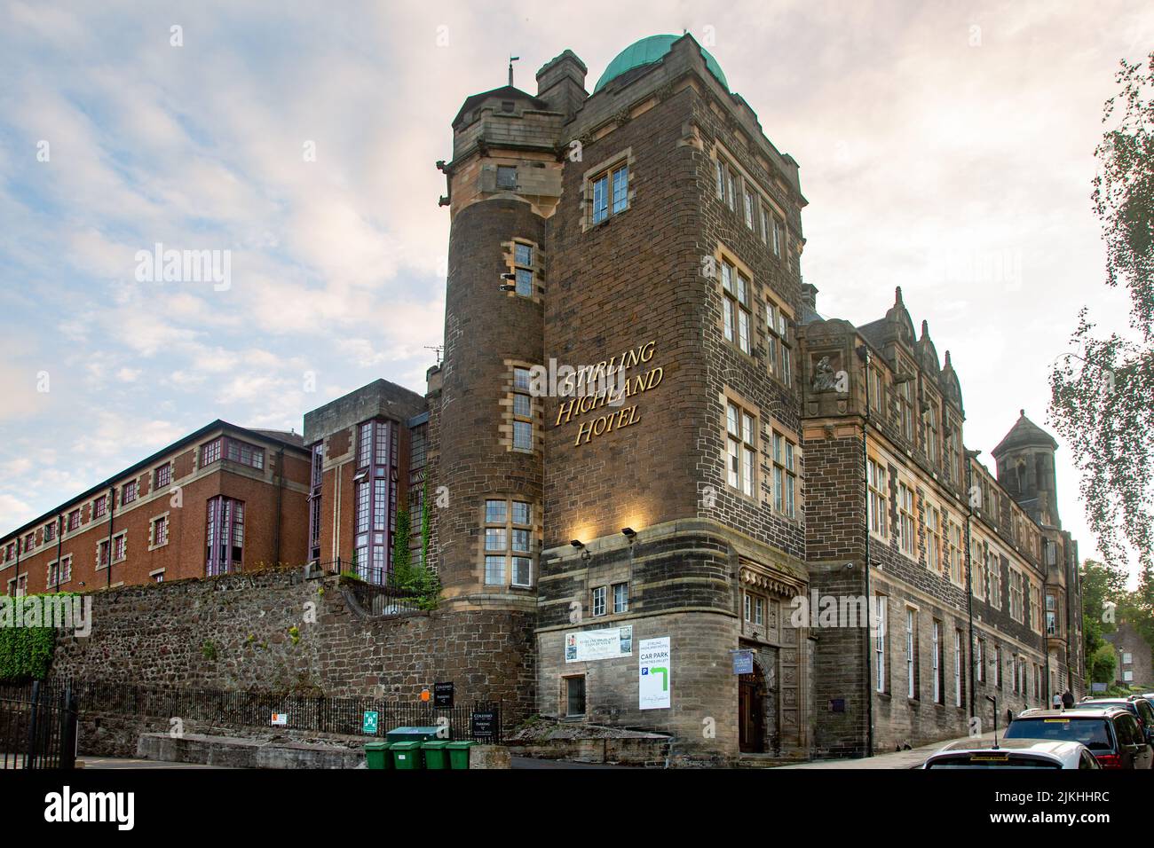 The view of Stirling Highland Hotel. Scotland, UK Stock Photo - Alamy