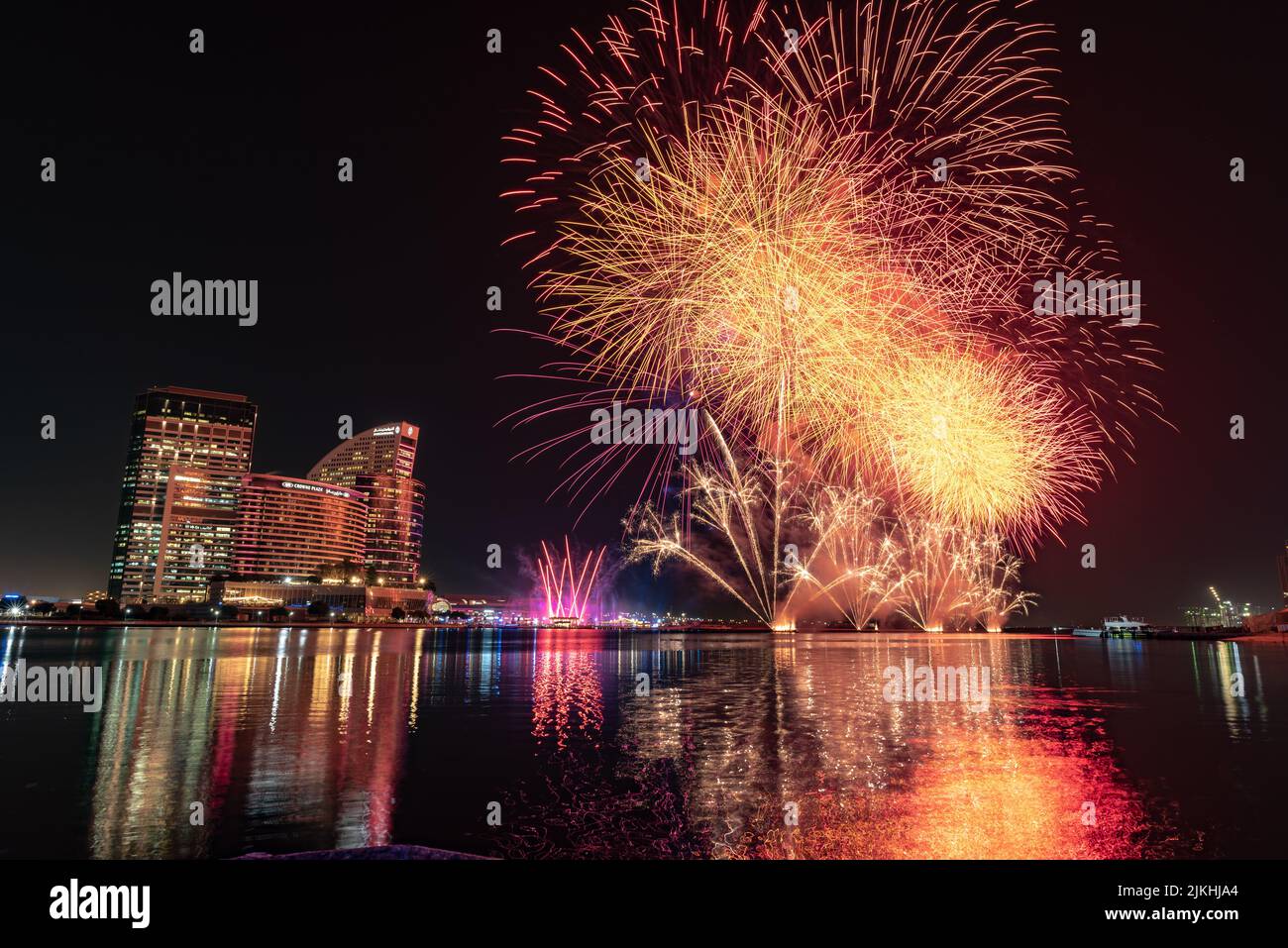 Dubai, United Arab Emirates – October 13, 2021, celebrating of opening ...