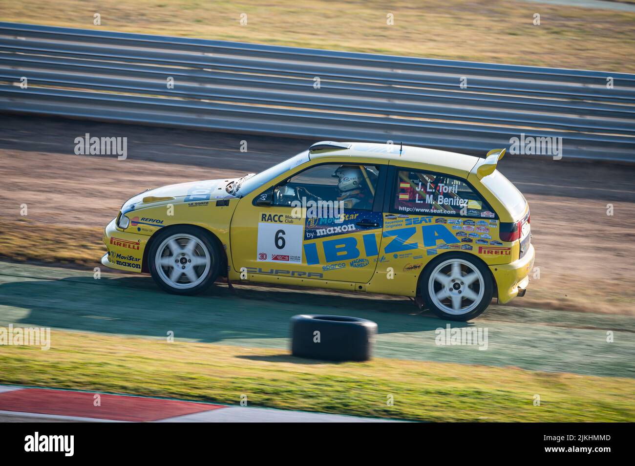 Barcelona, Spain; December 20, 2021: Seat Ibiza Kit Car Racing car in ...