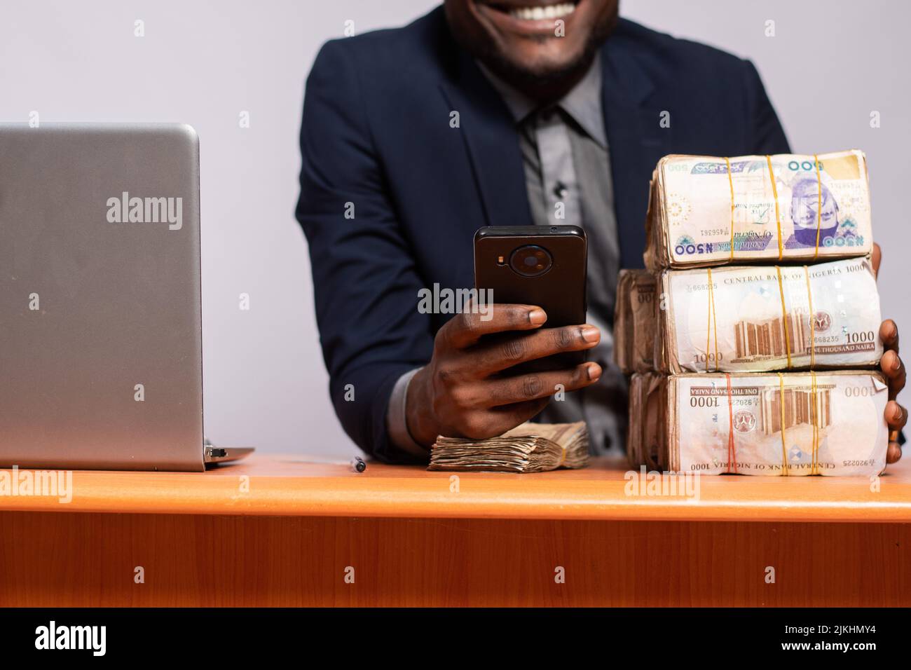 African money stack hi-res stock photography and images - Alamy