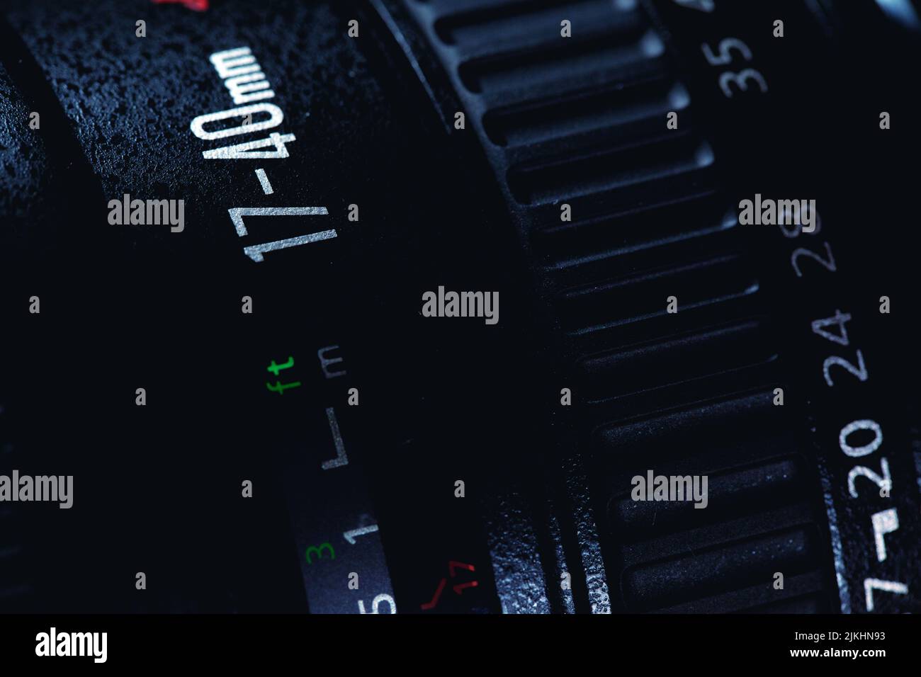 A closeup of the numbers on a digital camera lens Stock Photo - Alamy