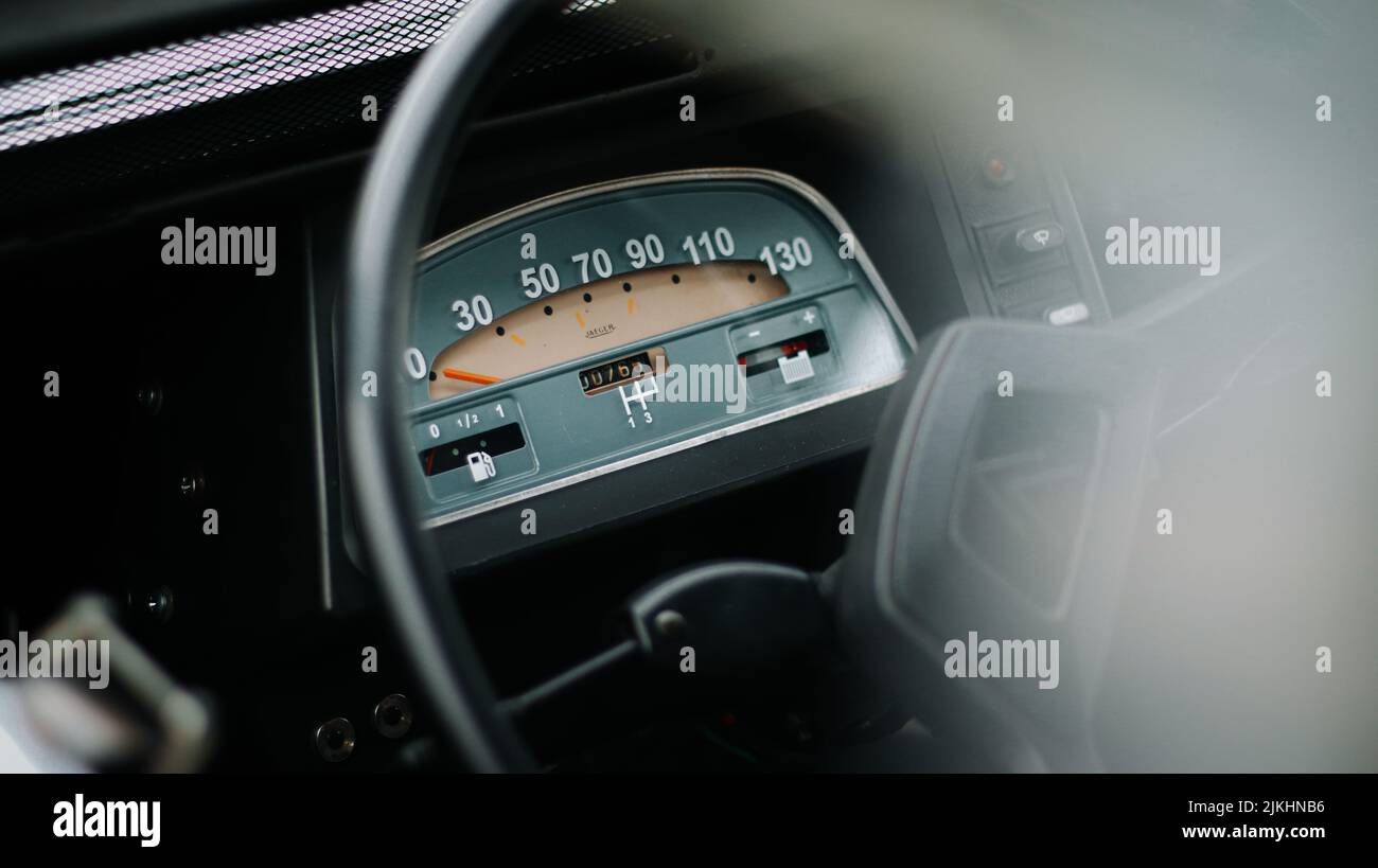 Car dashboard speedometer hi-res stock photography and images - Alamy