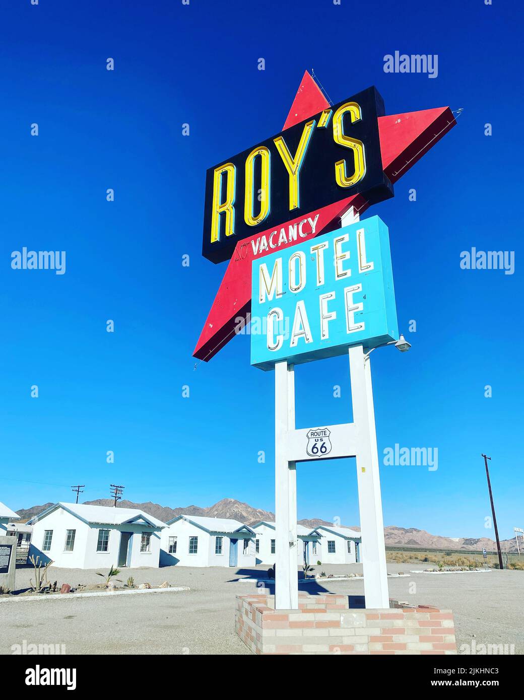 The Roy Cafe in Amboy California Stock Photo - Alamy