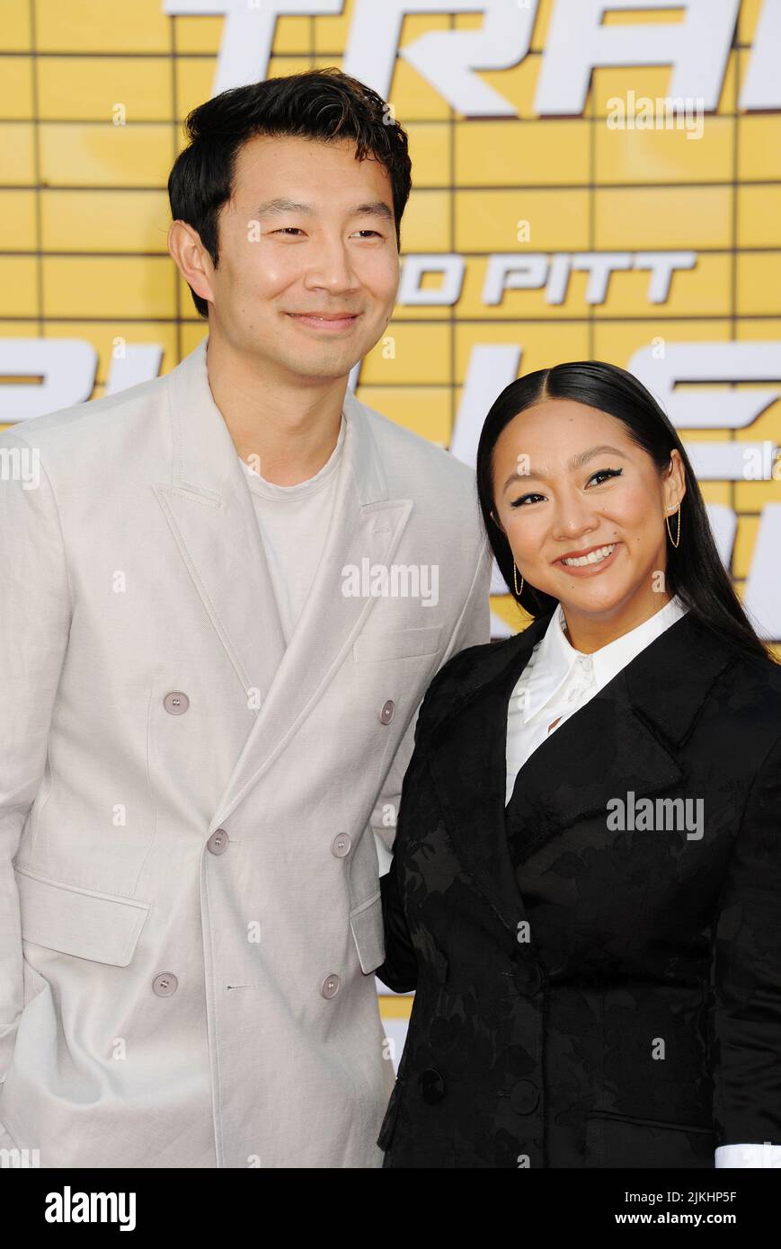 LOS ANGELES, CA - AUGUST 01: Simu Liu, Stephanie Hsu attends the Los ...