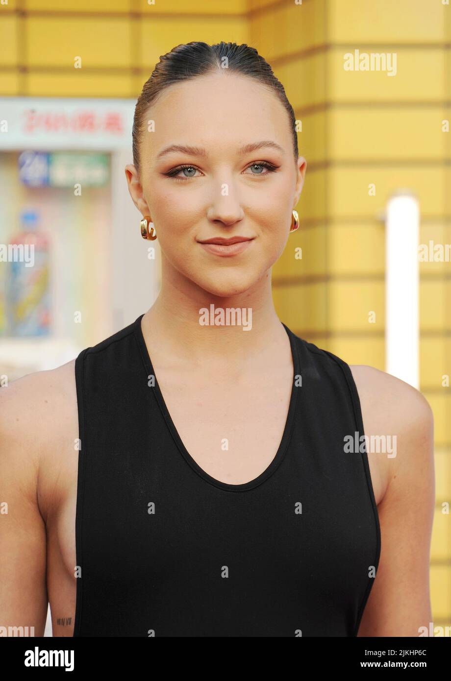 LOS ANGELES, CA - AUGUST 01: Ava Michelle attends the Los Angeles premiere of Sony Pictures ...