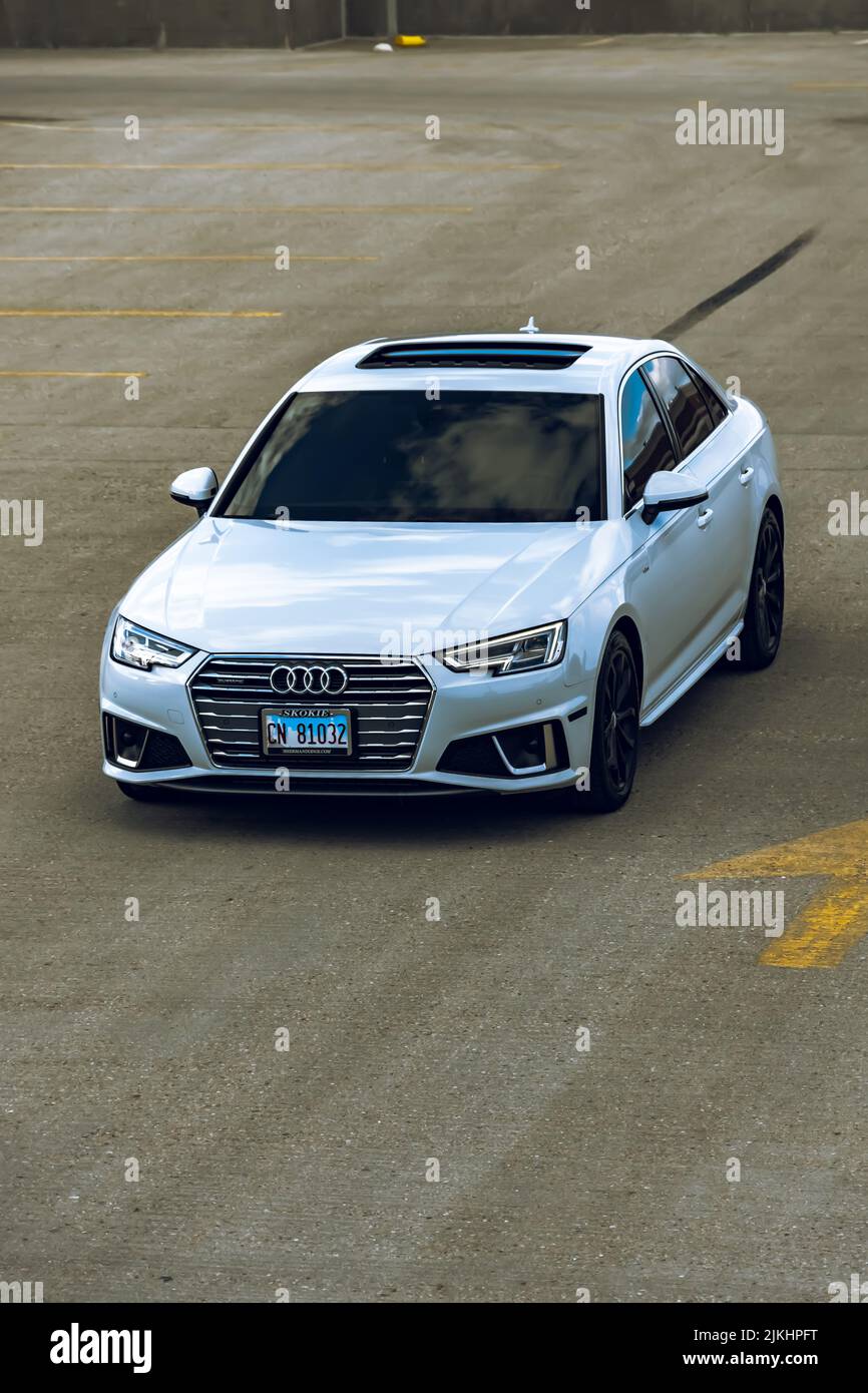 An Audi A4 car on a road Stock Photo - Alamy