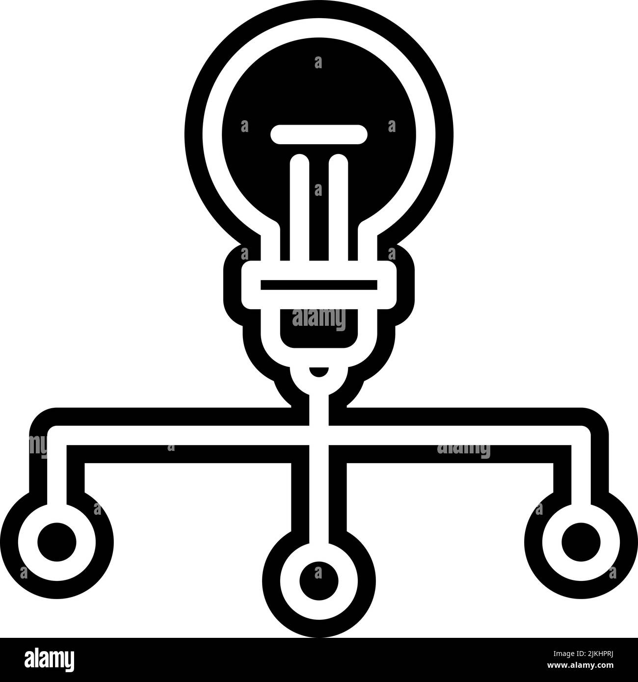 workflow icon black vector illustration Stock Vector Image & Art - Alamy