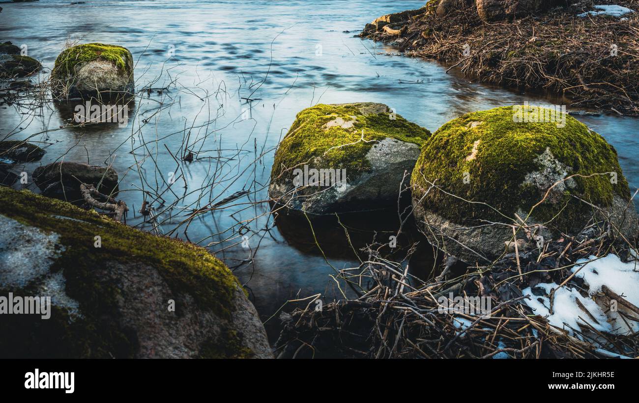 Closeup shot creek in hi-res stock photography and images - Alamy