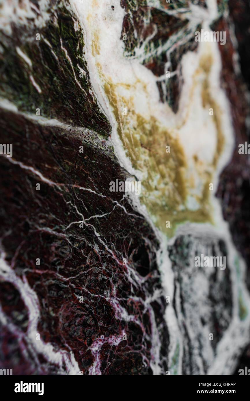 A macro focus shot of a colorful marble stone Stock Photo - Alamy