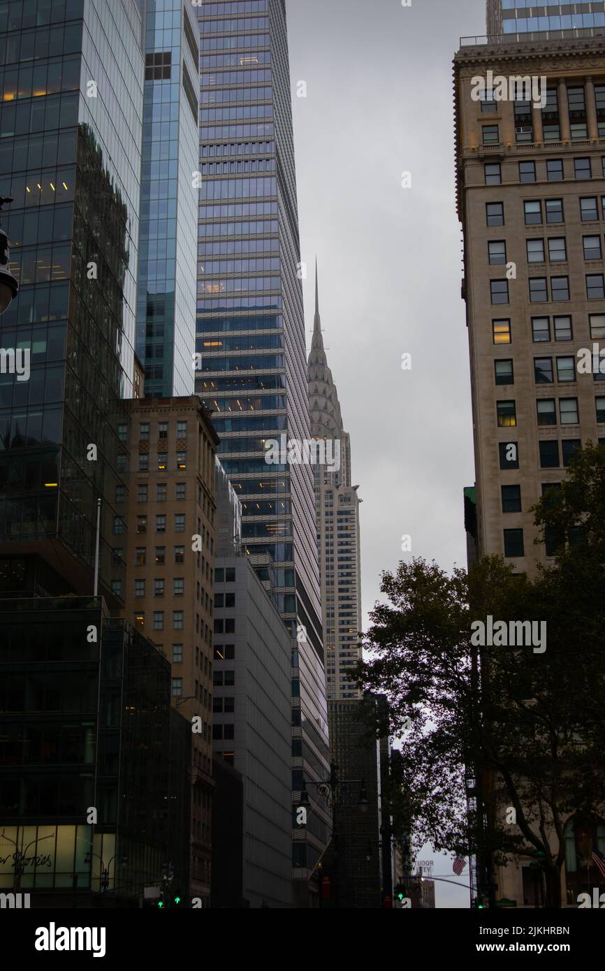 The Bryant Park view of the Empire State Building, New York City, NY ...