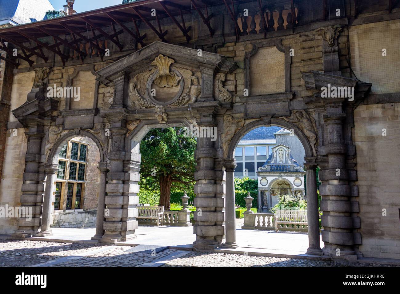 The details of the historical house of the painter Peter Paul Rubens in ...