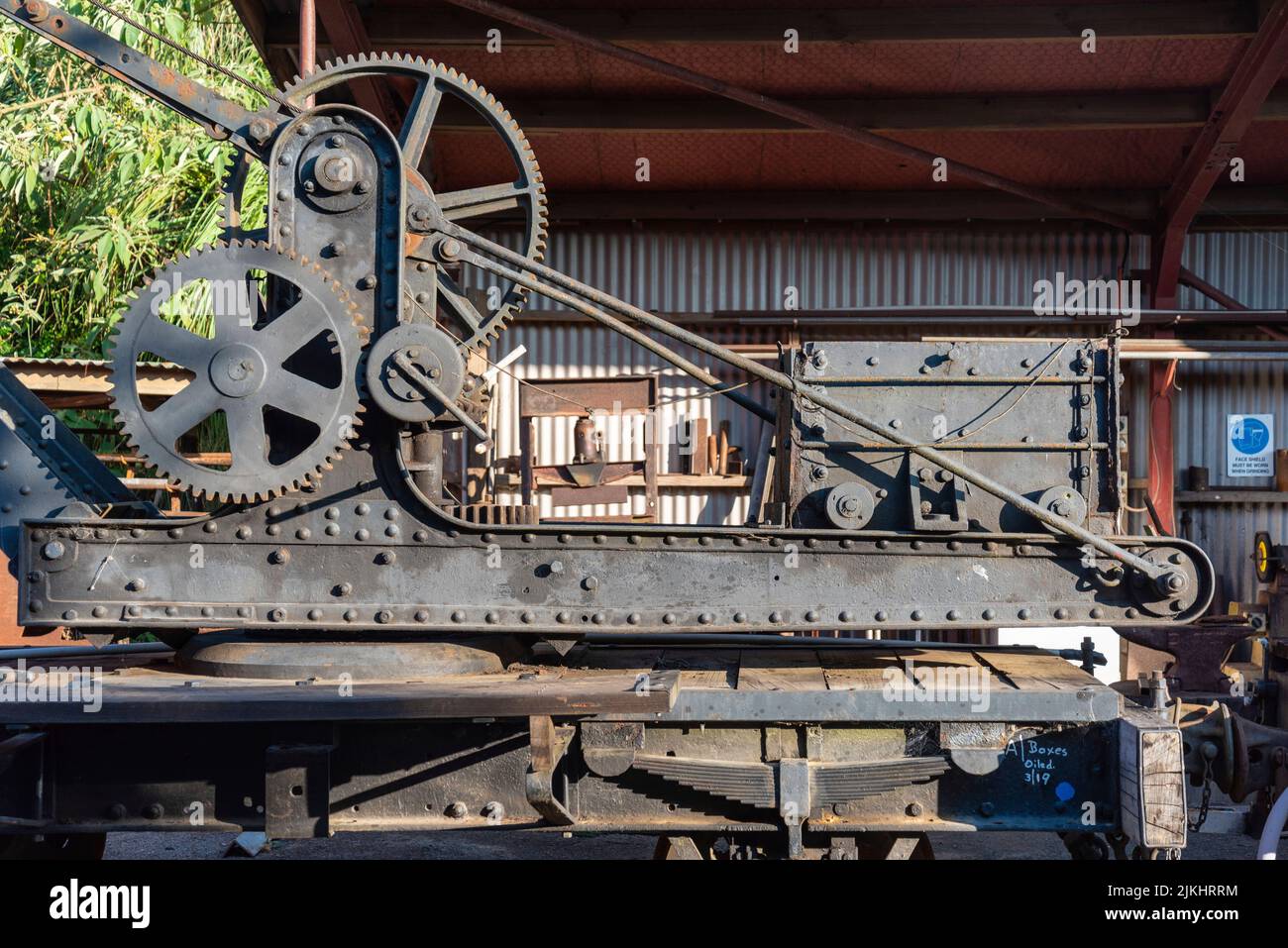 Old industrial train station in Rotowaro, New Zealand Stock Photo - Alamy