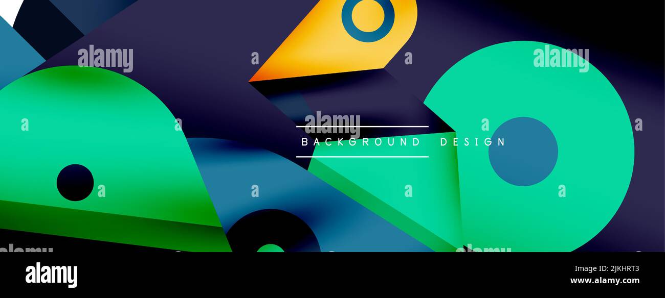 Minimal geometric wallpaper. Creative abstract background. Simple forms ...