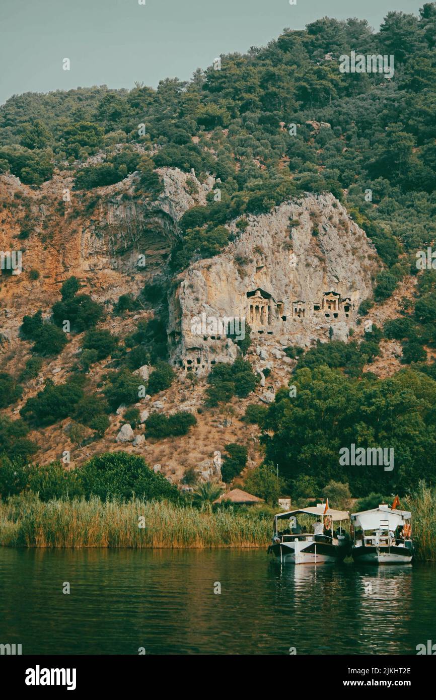 river and mountains Stock Photo - Alamy
