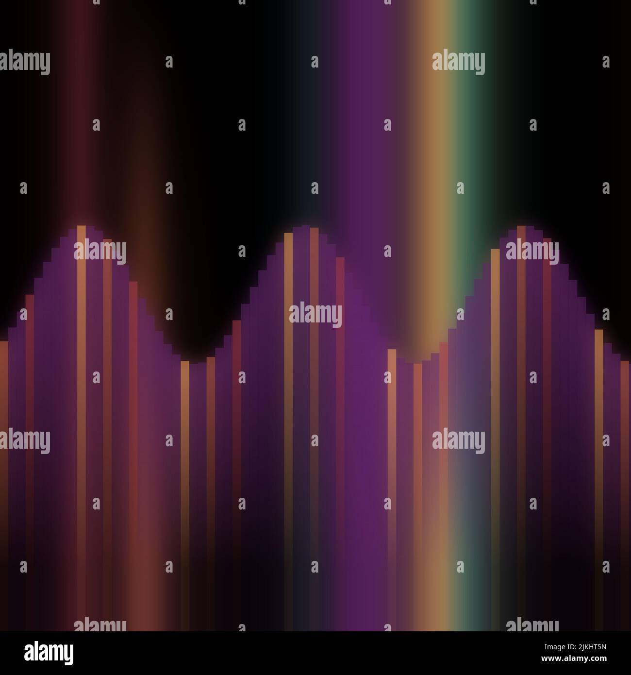 A dark purple wave on a blurred dark background for wallpapers Stock ...