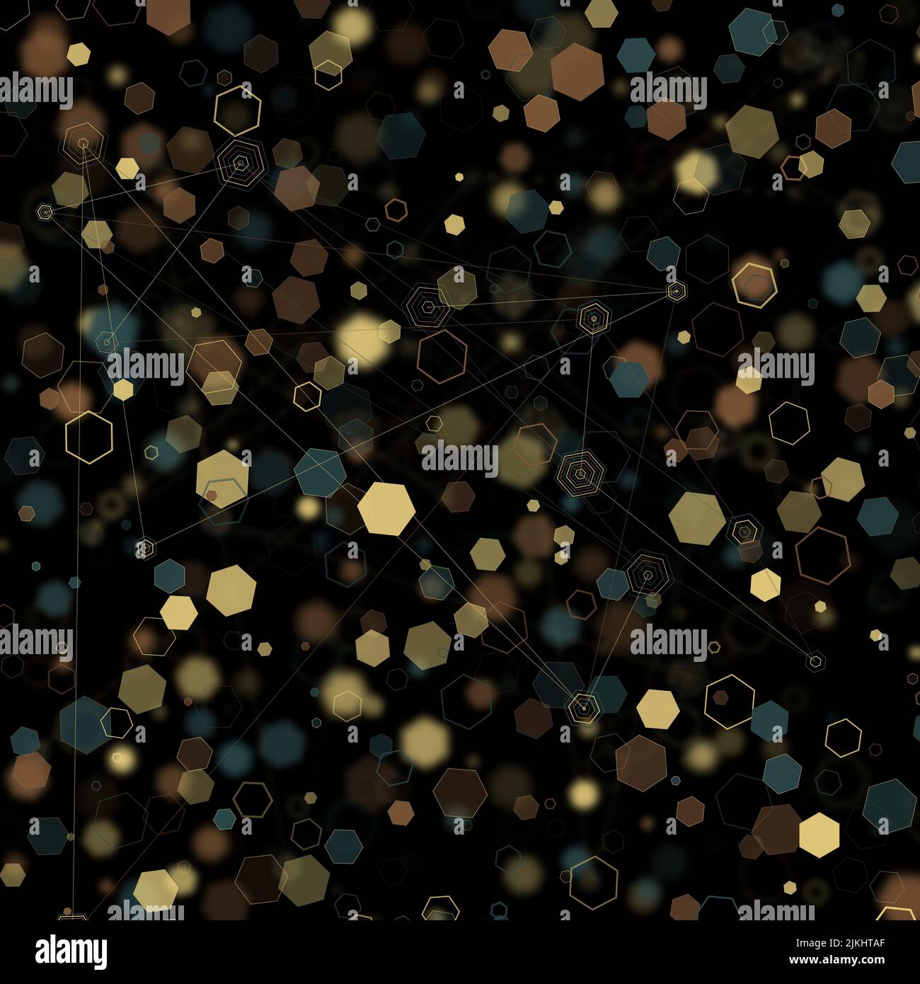 A colorful spotted pattern on a black background for wallpapers Stock ...