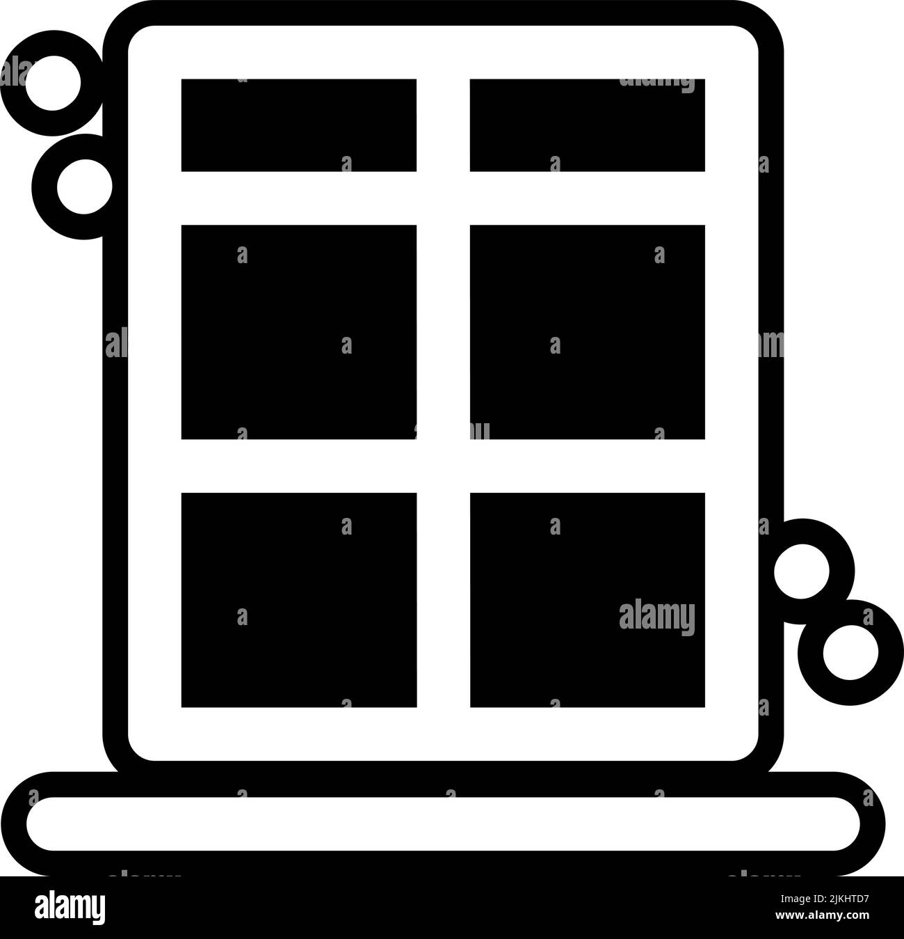 window icon black vector illustration Stock Vector Image & Art - Alamy