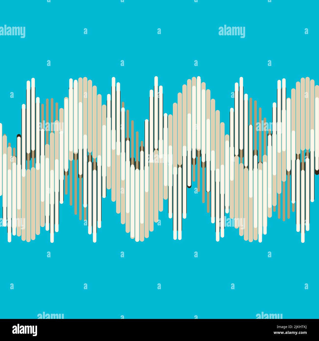An illustration of abstract sound waves pattern for the background ...