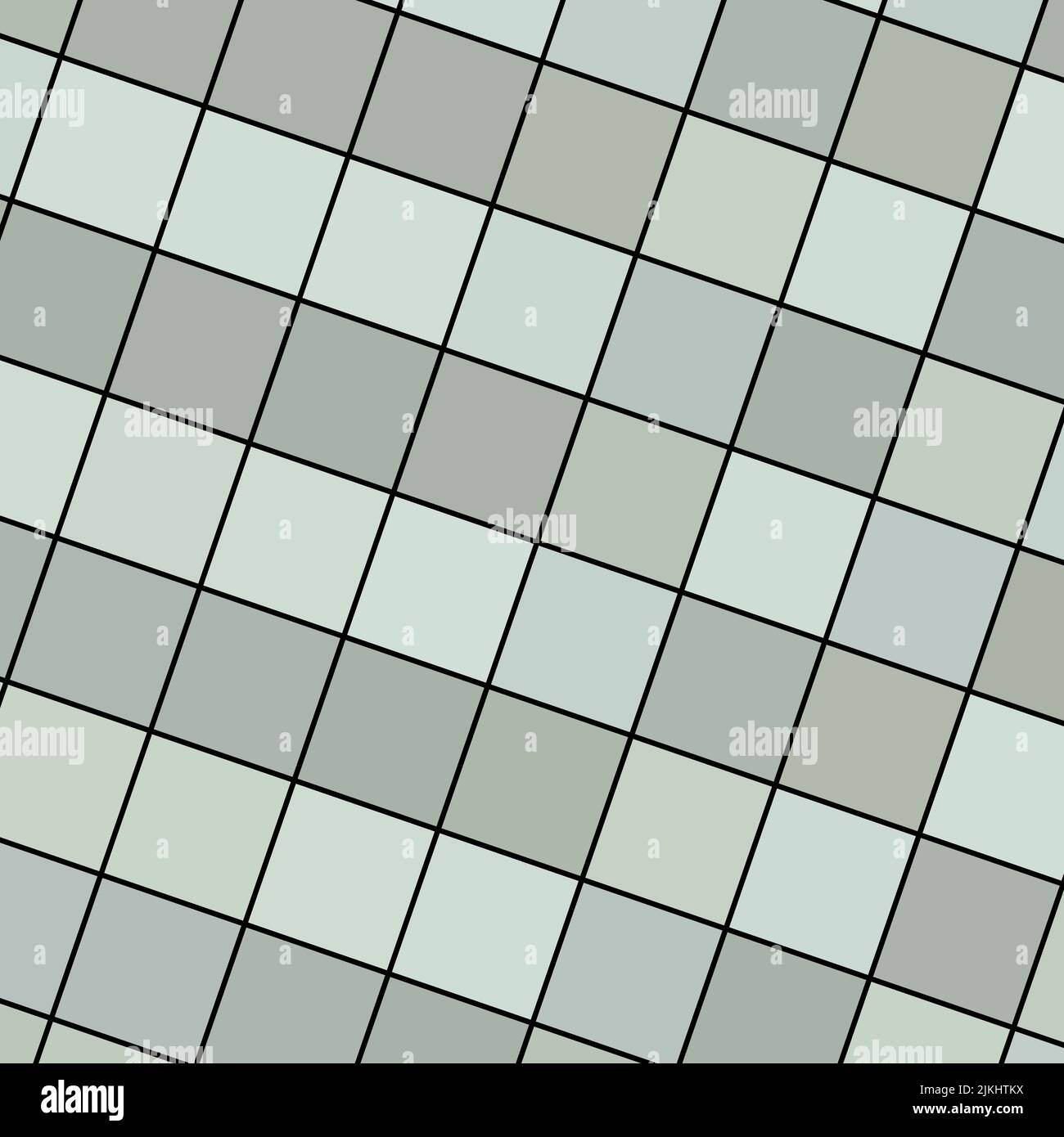 An abstract illustration of geometrical square patterns in gray color ...
