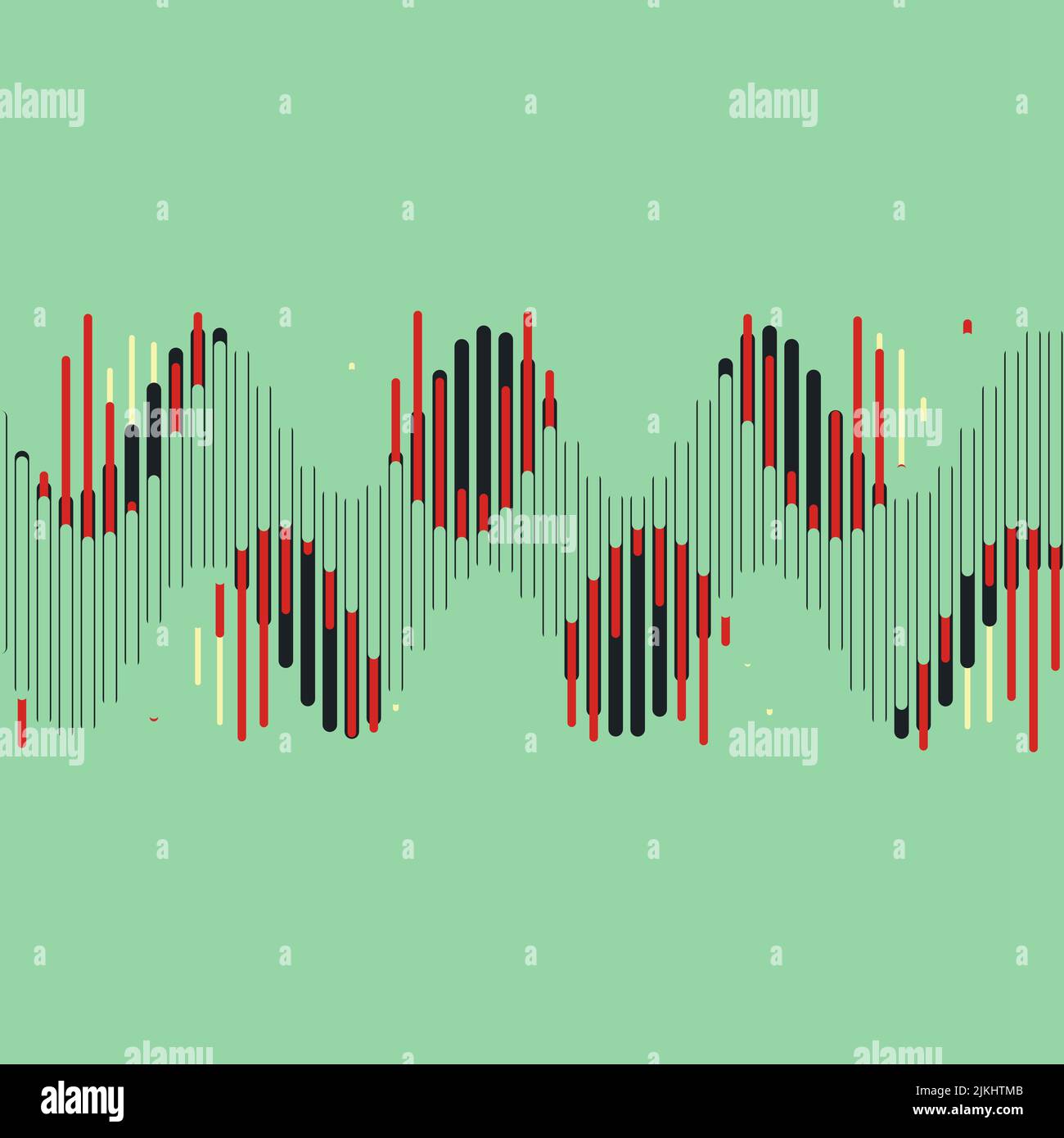 An illustration of abstract sound waves pattern for the background ...