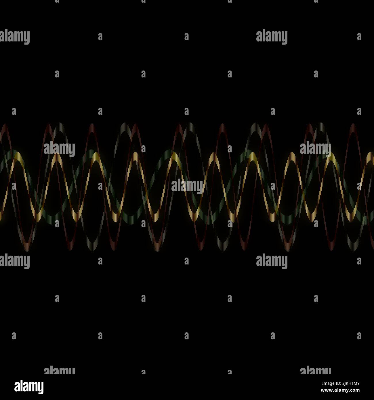 A bunch of light waves on a black background for wallpapers Stock Photo ...