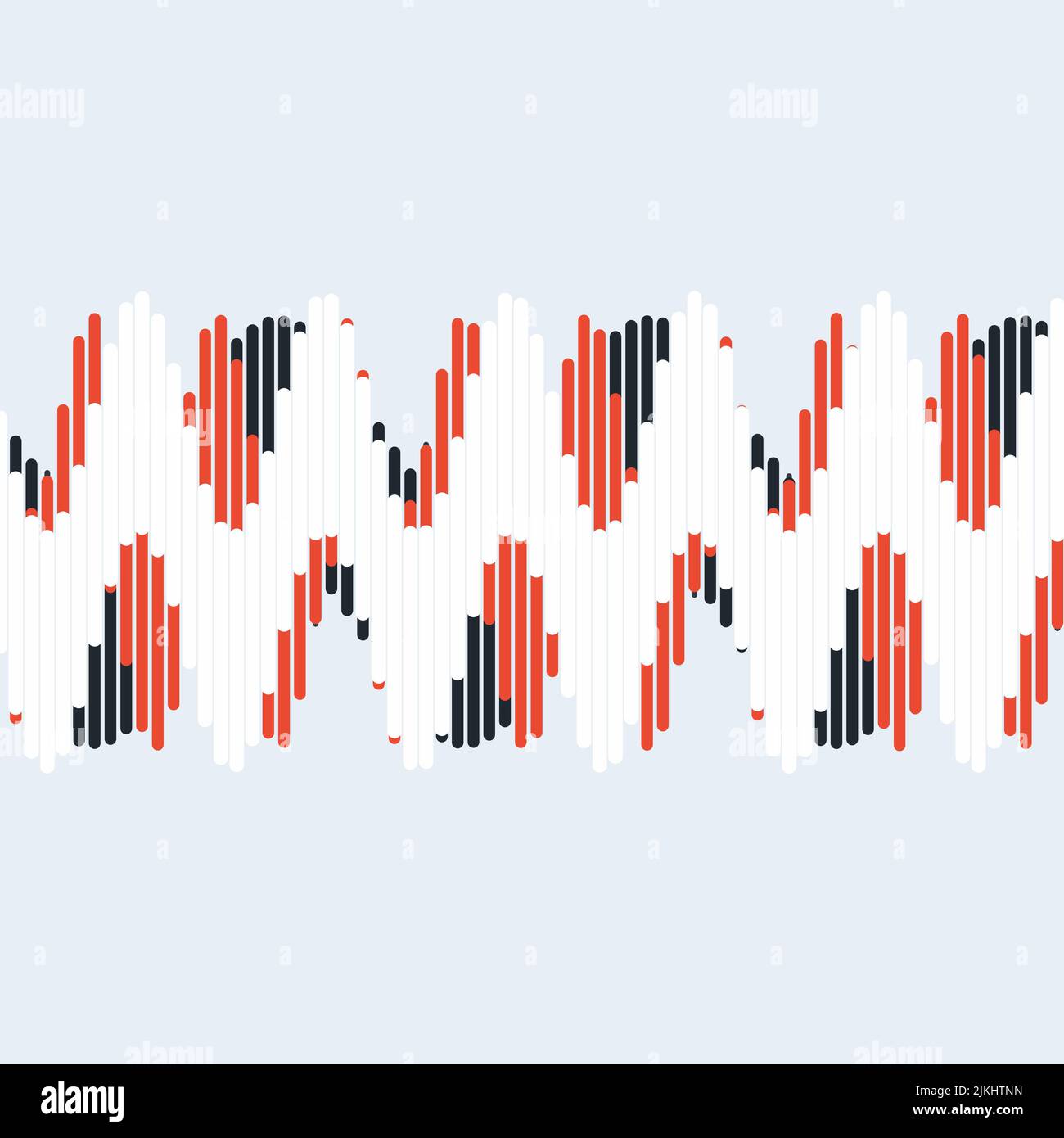 An illustration of abstract sound waves pattern for the background ...