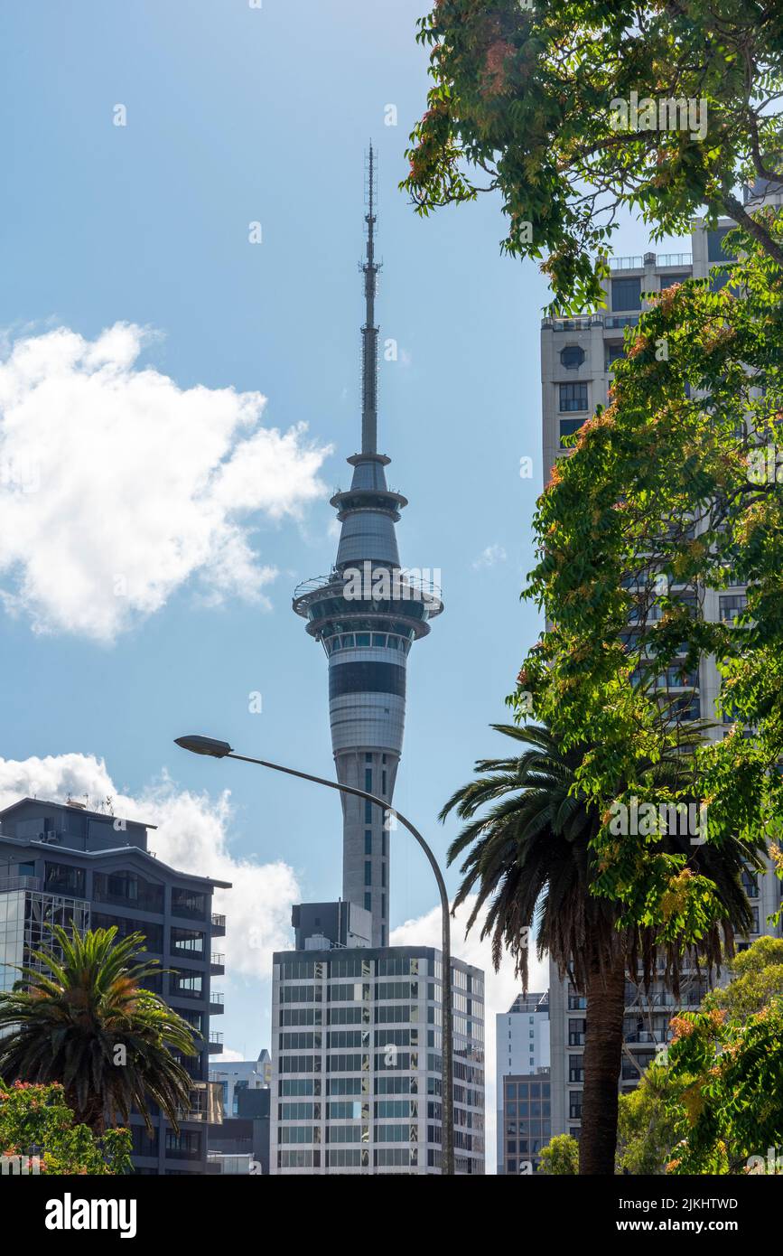 Auckland's Sky Tower in New Zealand Stock Photo - Alamy