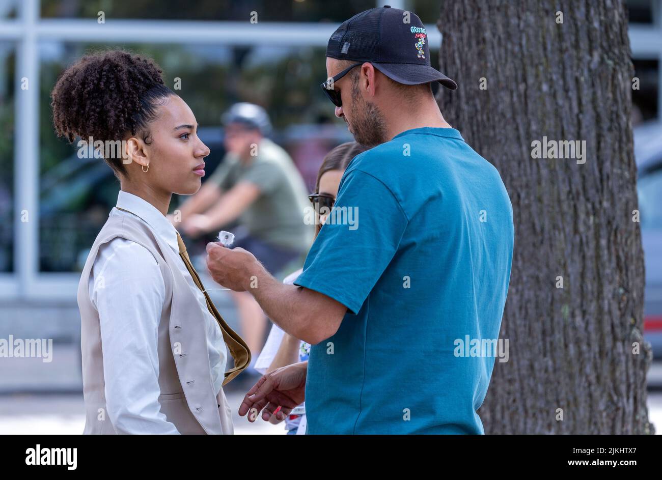 Schwerin, Germany. 02nd Aug, 2022. Joy Ewulu in the role of Lara ...