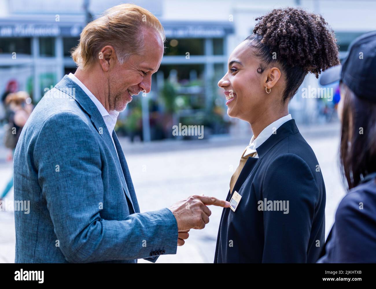 Schwerin, Germany. 02nd Aug, 2022. Joy Ewulu as Lara Hildebrand and ...