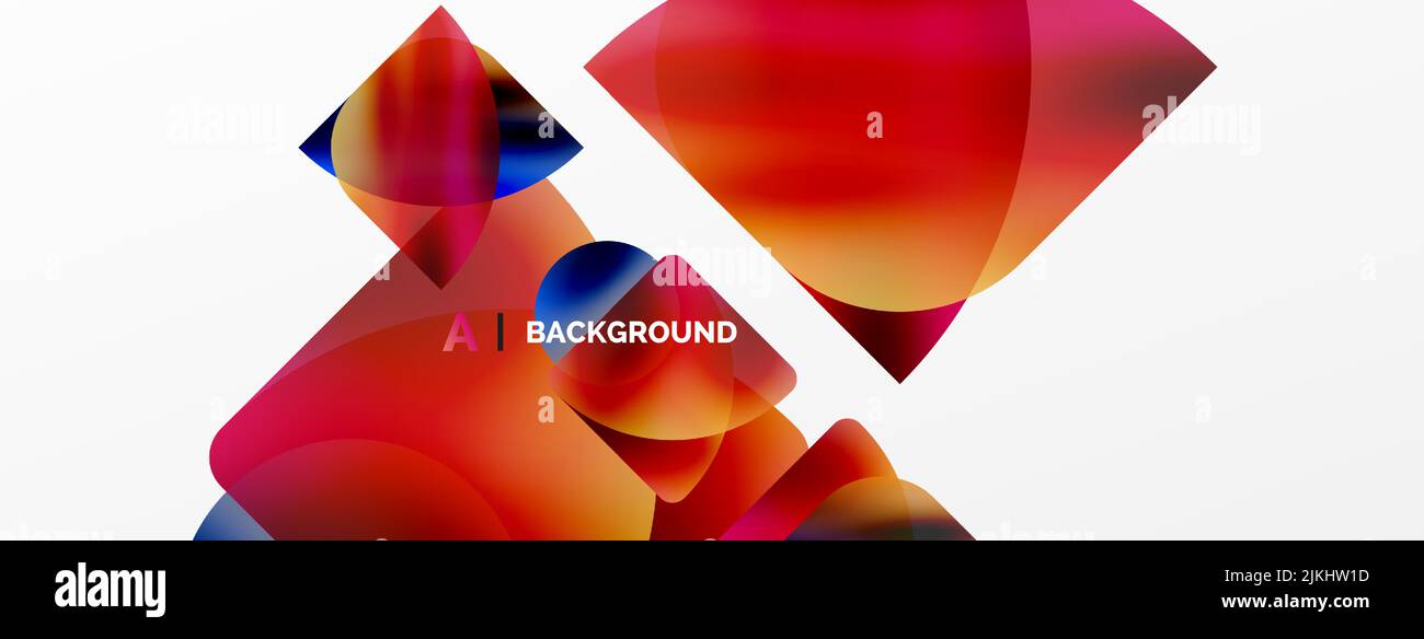 Transparent effects geometric abstract background. Minimalist wallpaper ...