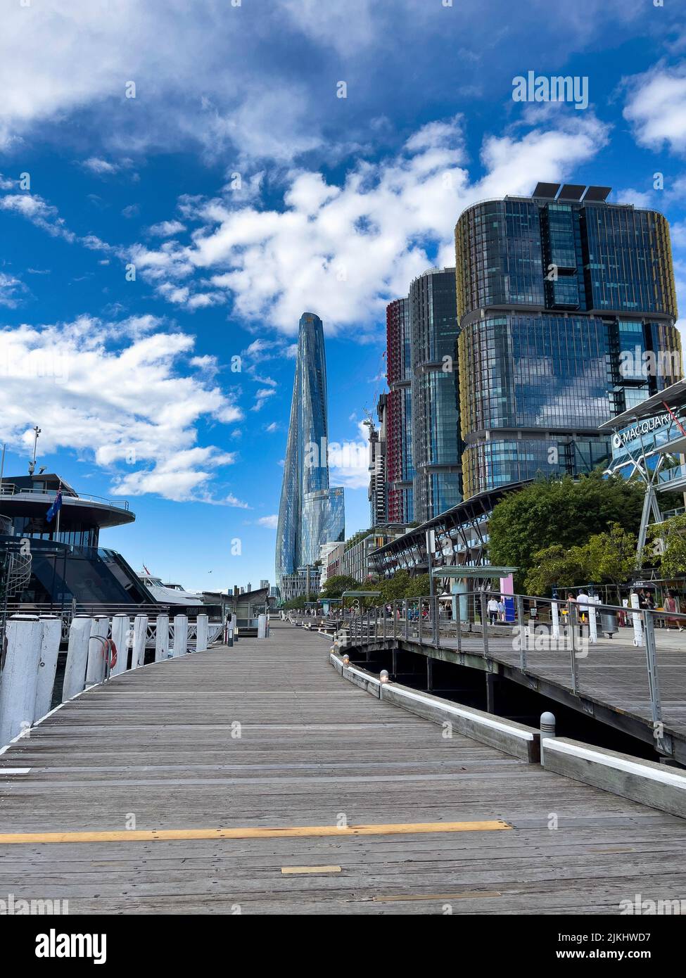 Barangaroo buildings and King Street wharf, Sydney Australia Stock ...