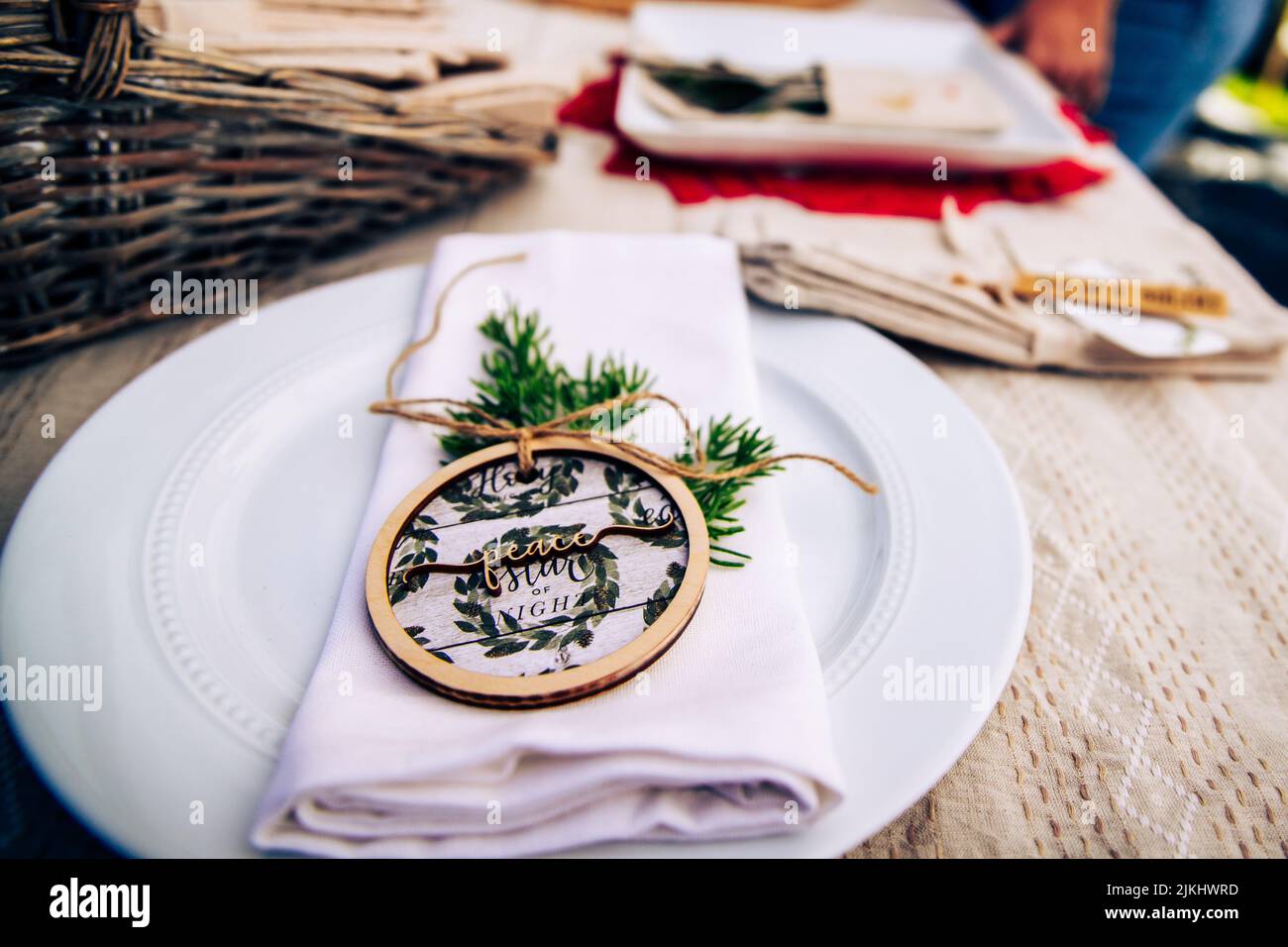 Christmas food table isolated hi-res stock photography and images - Alamy