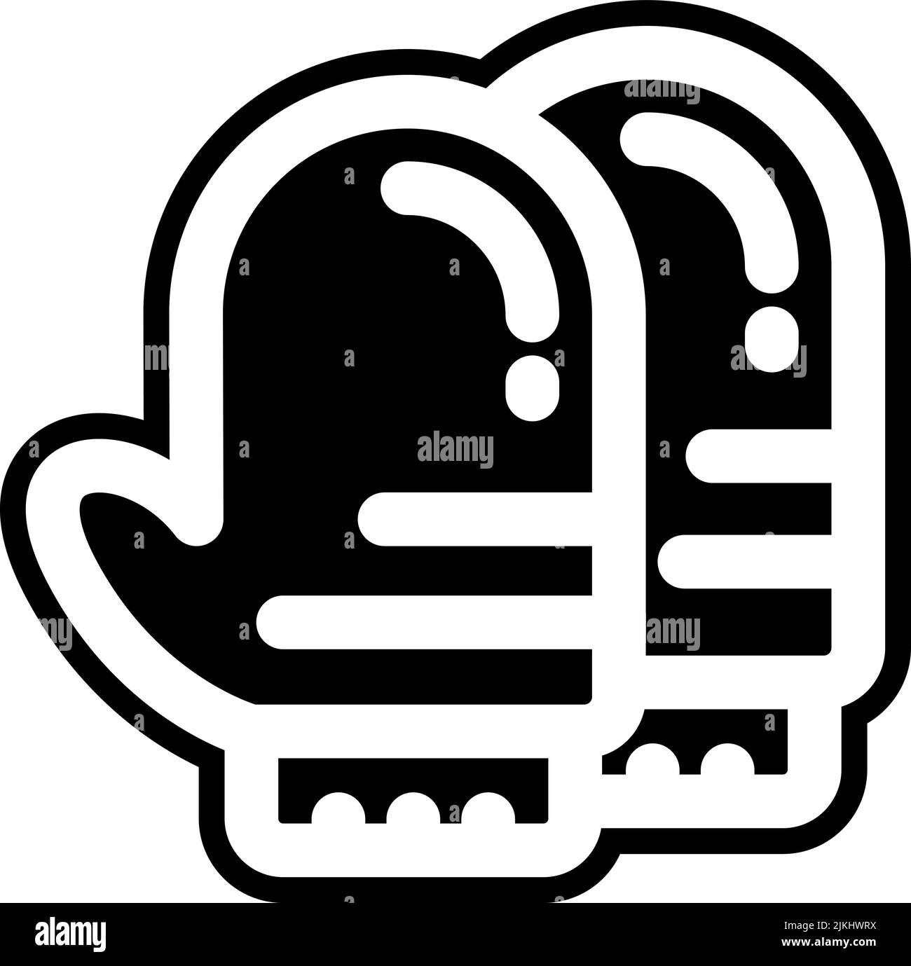 Girl in black outerwear Stock Vector Images - Alamy