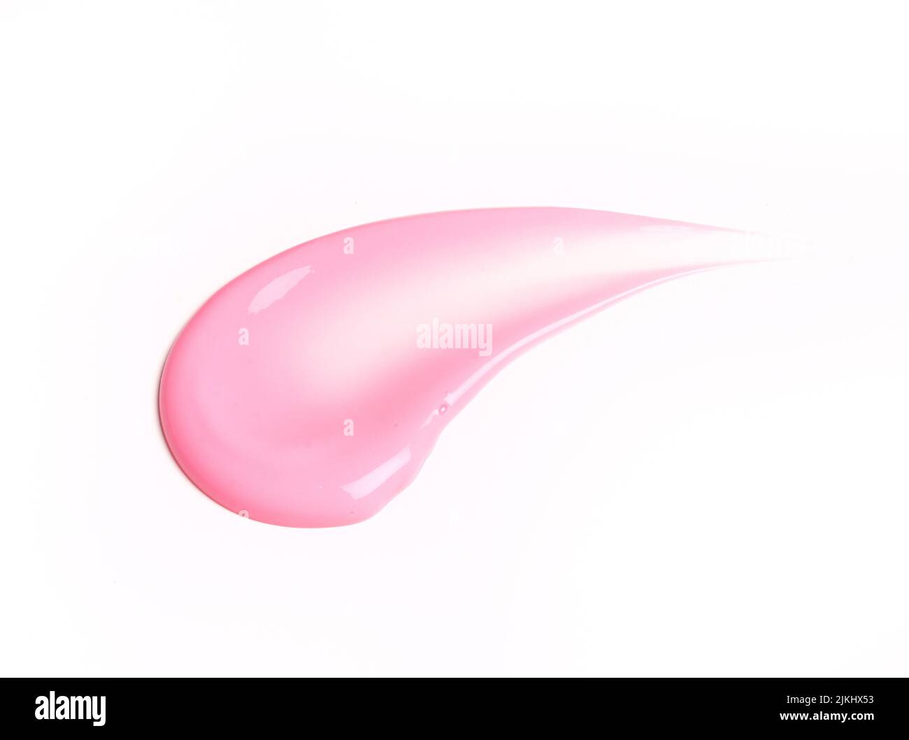 A pink skin care product texture swat Stock Photo - Alamy