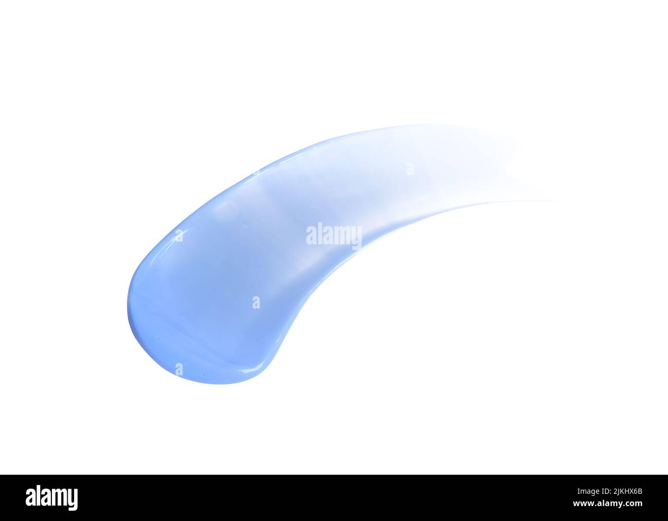A blue skin care product texture swat Stock Photo - Alamy