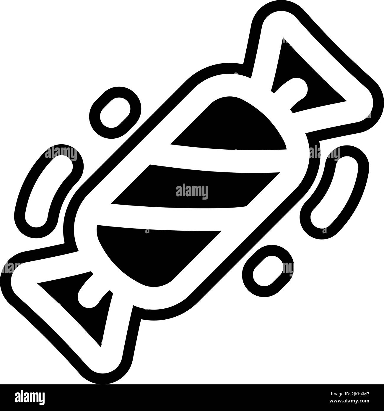 candy icon black vector illustration Stock Vector Image & Art - Alamy