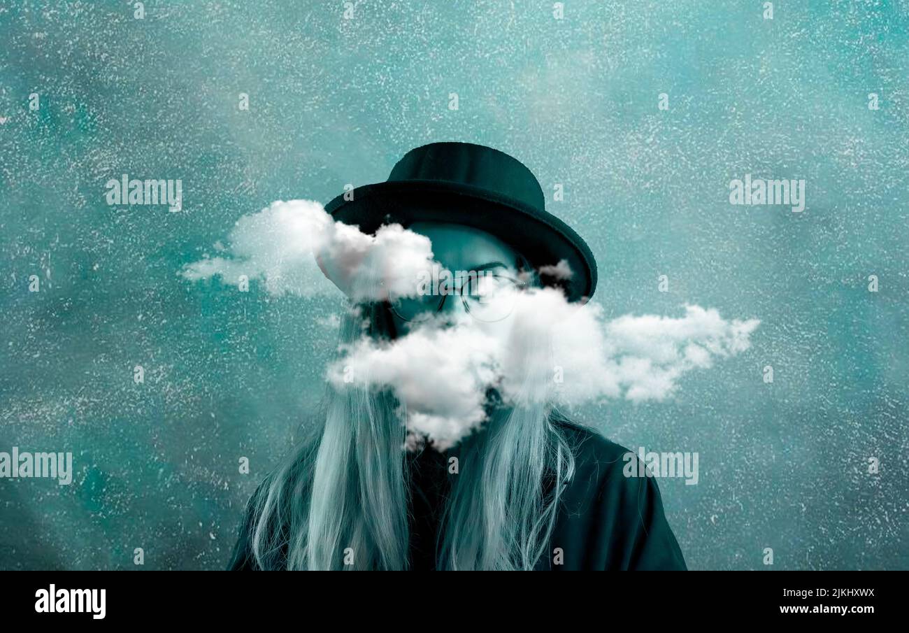 Floating hat hi-res stock photography and images - Alamy