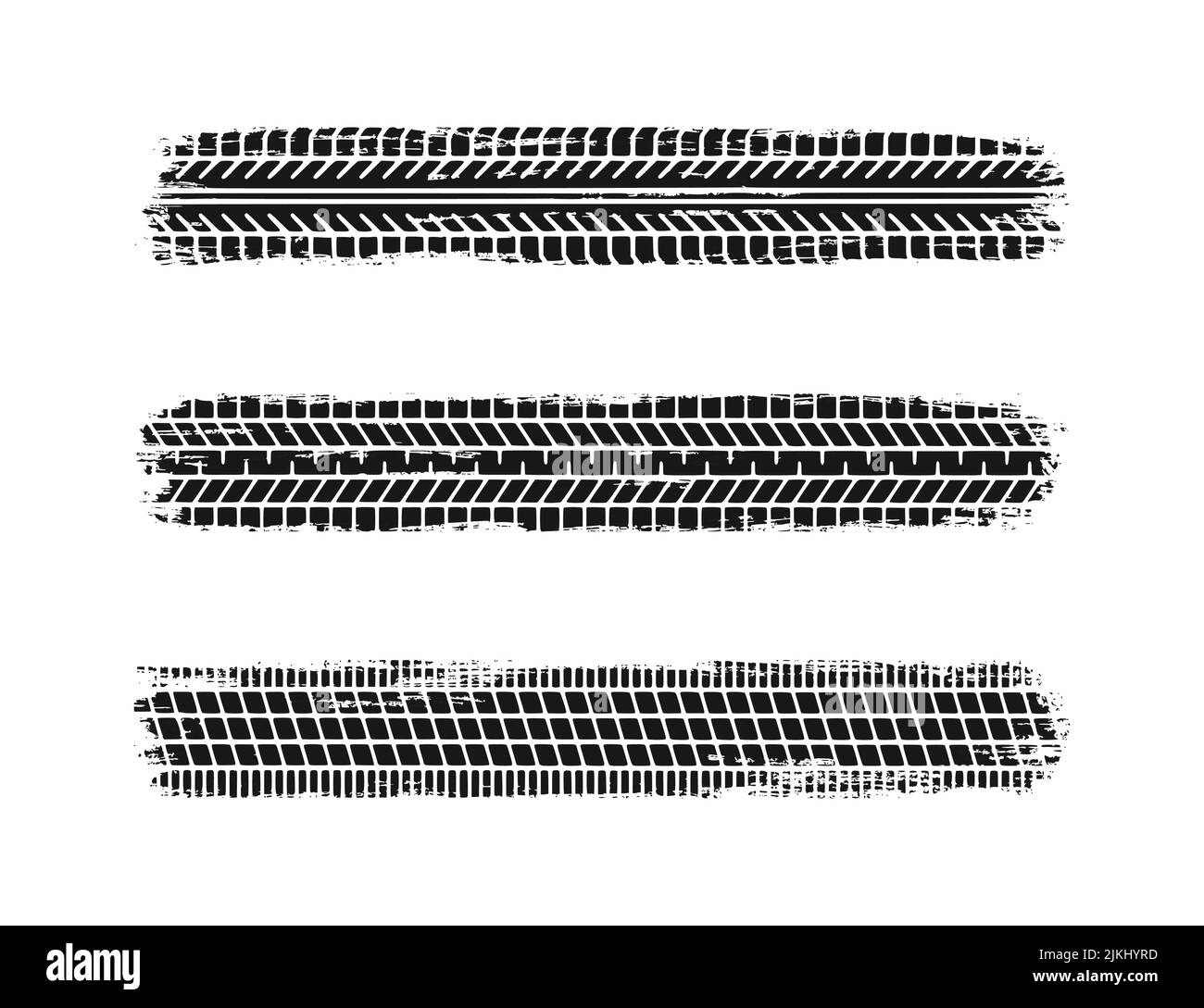 Auto tire tread grunge set. Car and motorcycle tire pattern, wheel tyre ...