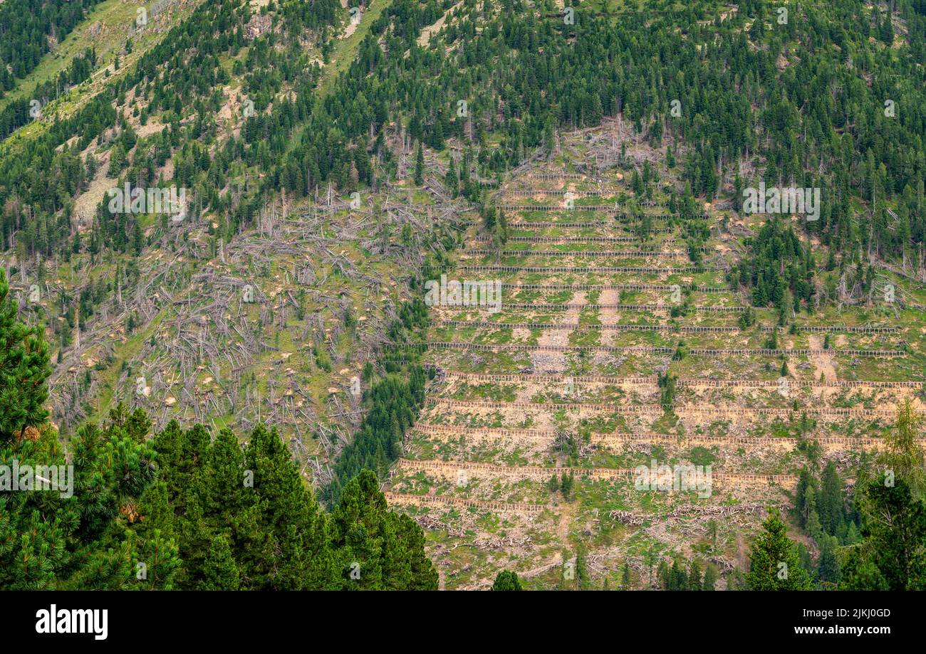 Snow Fences and Avalanche Protection. avalanche protection system ...