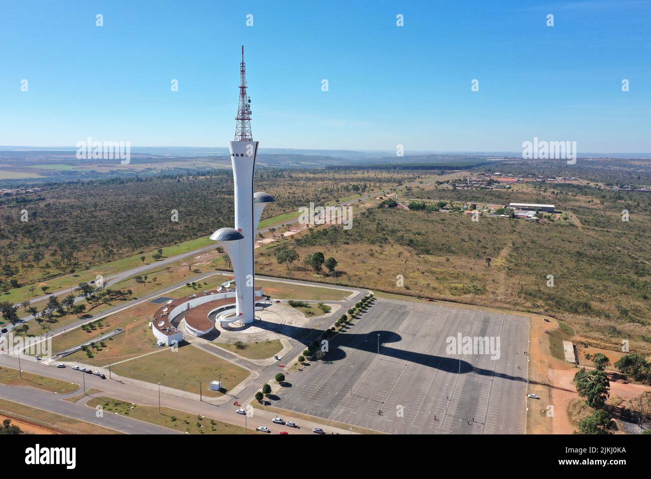 A beautiful view of the Digital TV Tower located near the city of ...