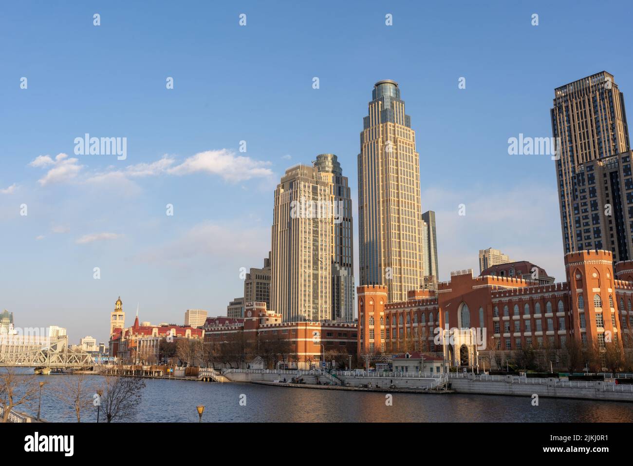 A modern Tianjin port city in China Stock Photo - Alamy