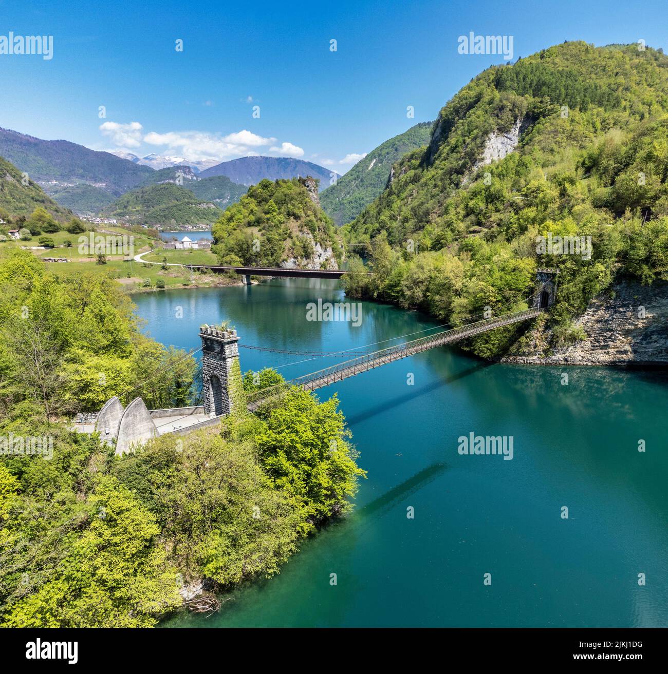 Italy, Veneto, province di Belluno, municipality of Arsiè, Rocca. View ...
