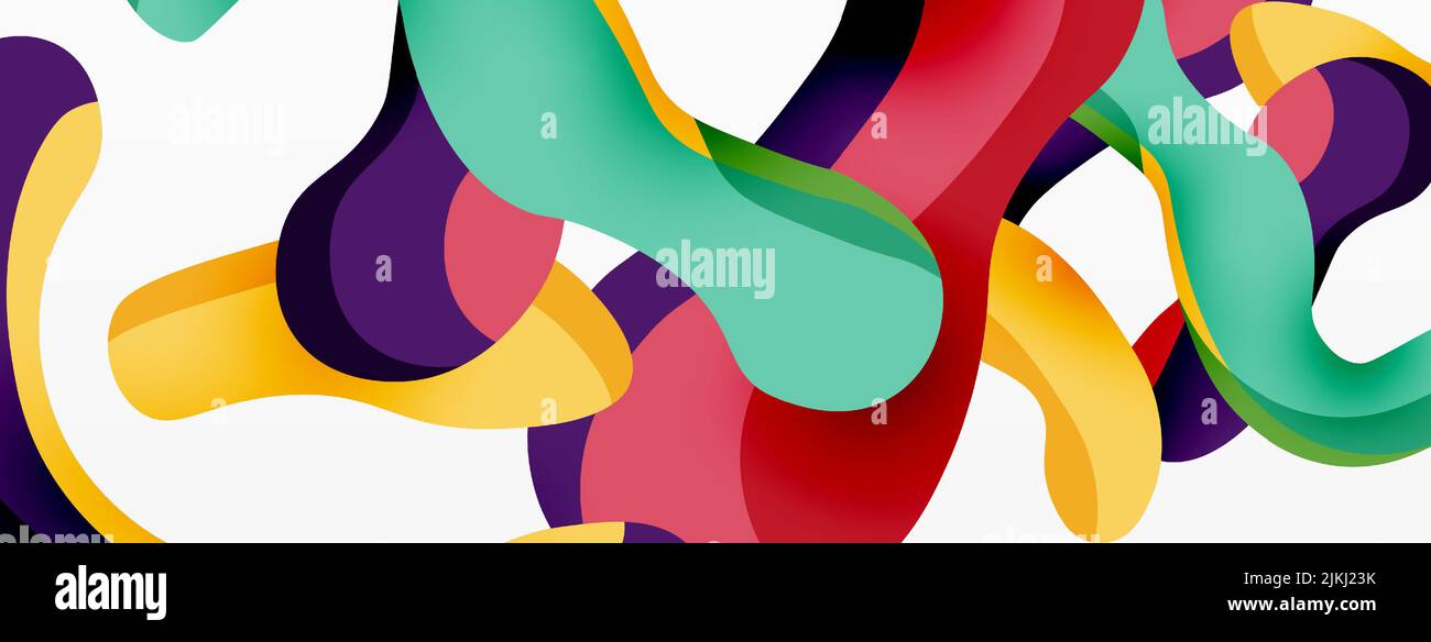 Creative geometric wallpaper. Splash shapes composition background ...