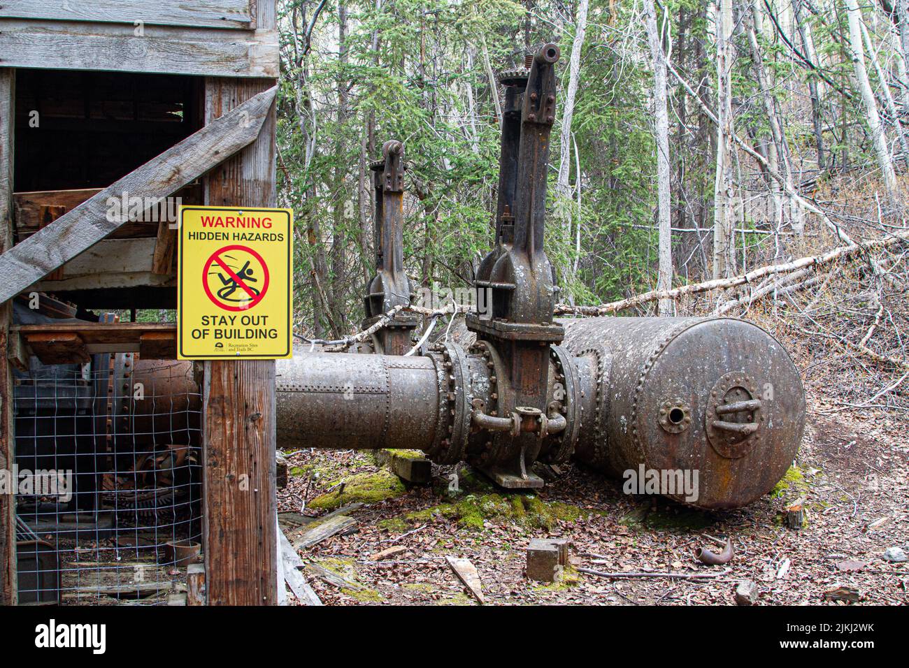 The view of the Old Hydro Station, Atlin, BC Stock Photo - Alamy