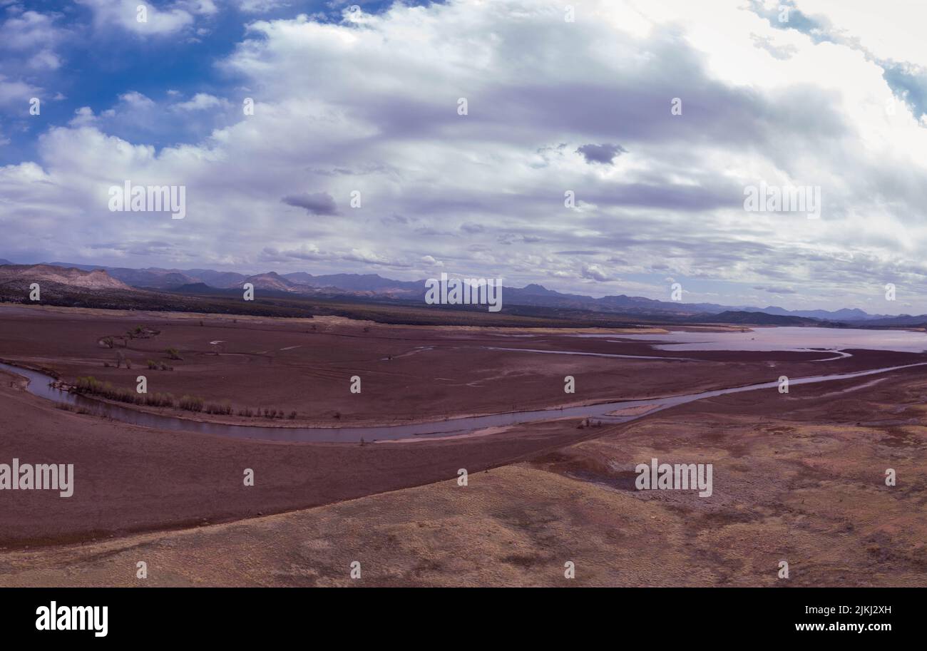 A beautiful shot of the Verde River and its Tributaries in Sedona Verde ...