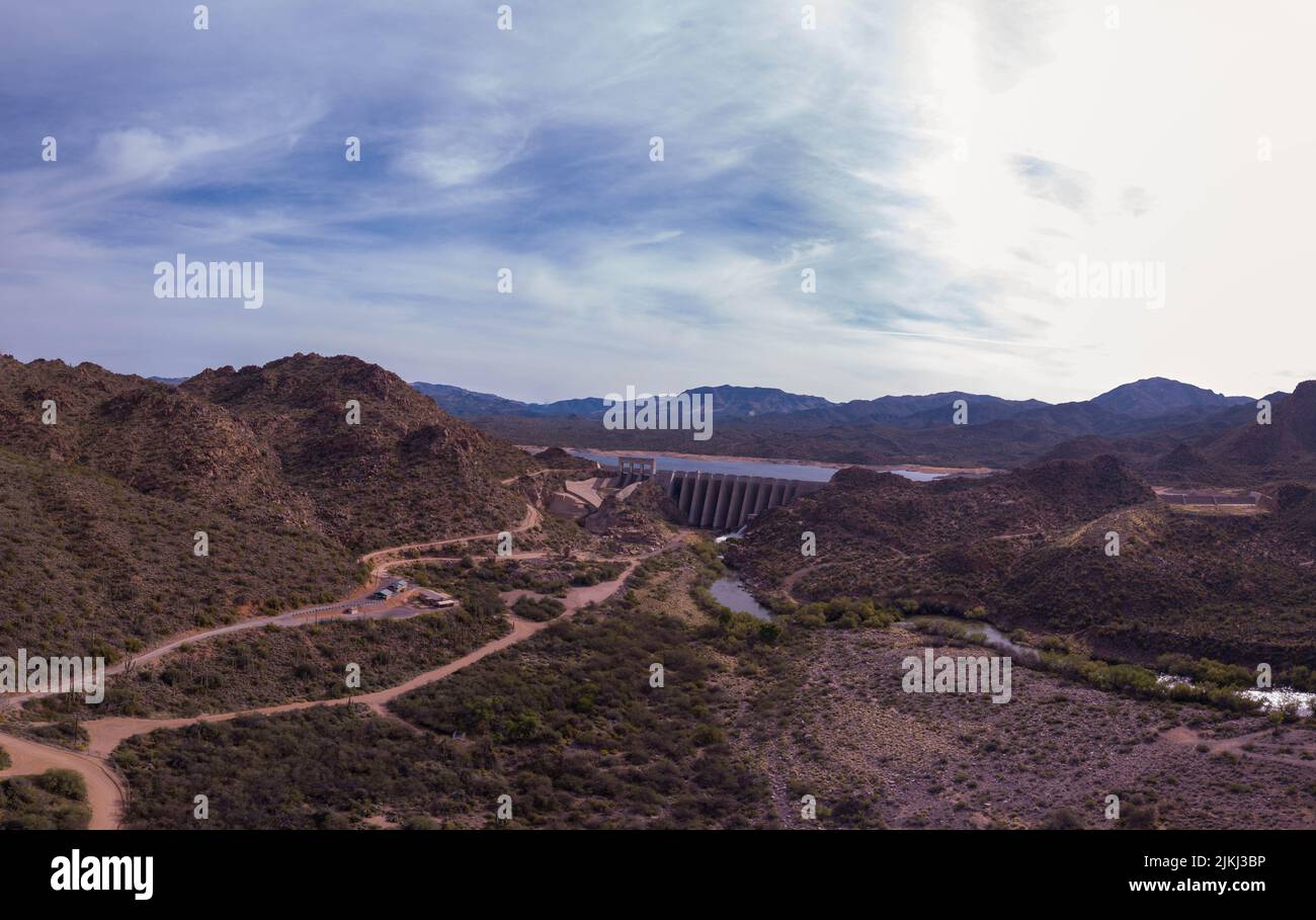 A beautiful shot of the Verde River and its Tributaries in Sedona Verde ...