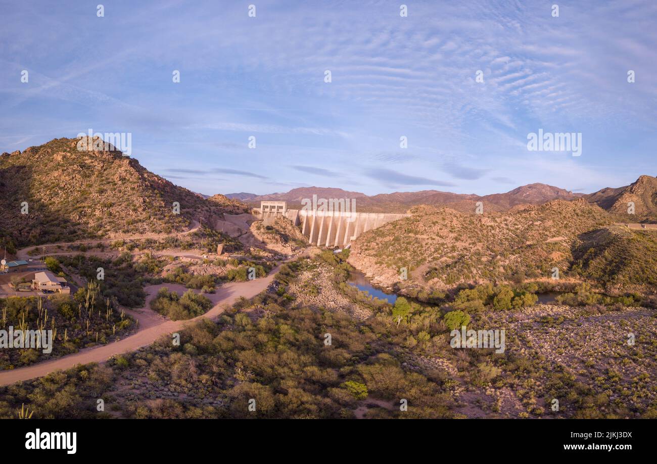 A beautiful shot of the Verde River and its Tributaries in Sedona Verde ...