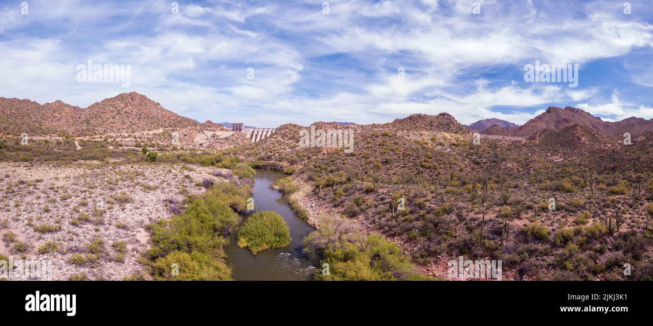 A beautiful shot of the Verde River and its Tributaries in Sedona Verde ...
