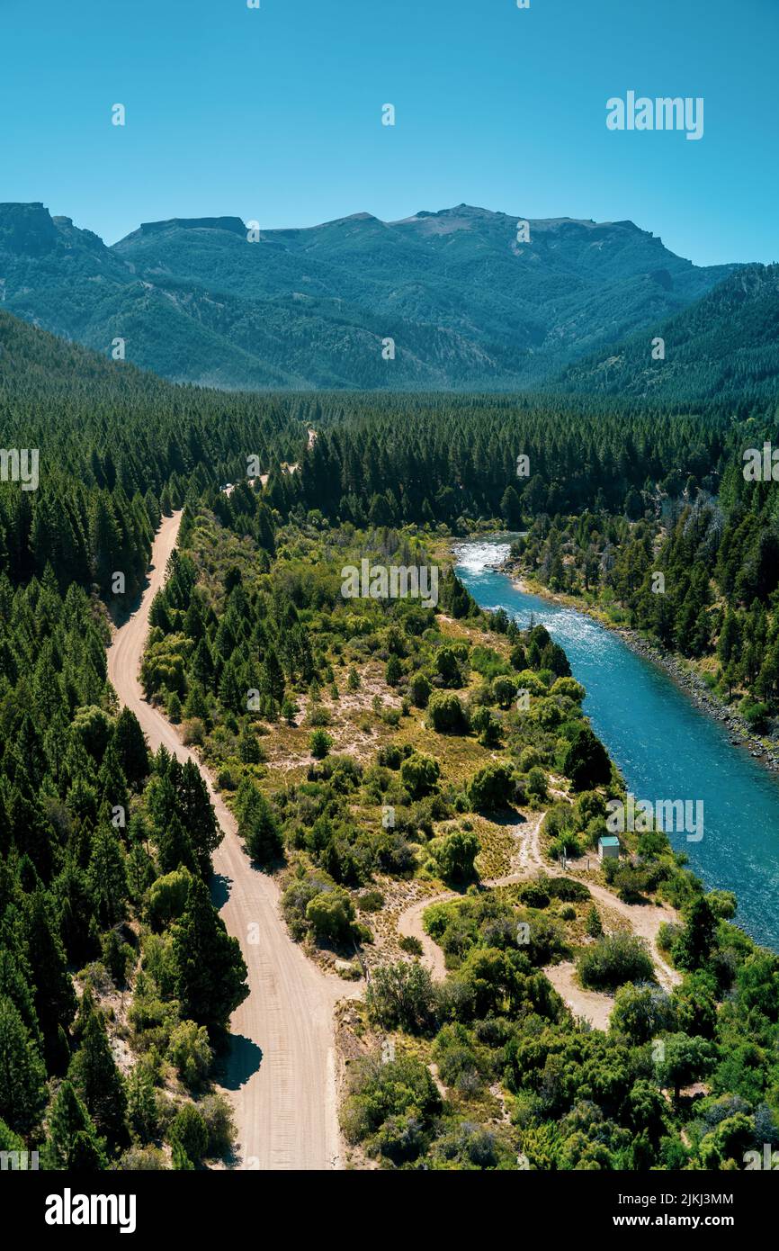 Forest trail along mountain river hi-res stock photography and images ...