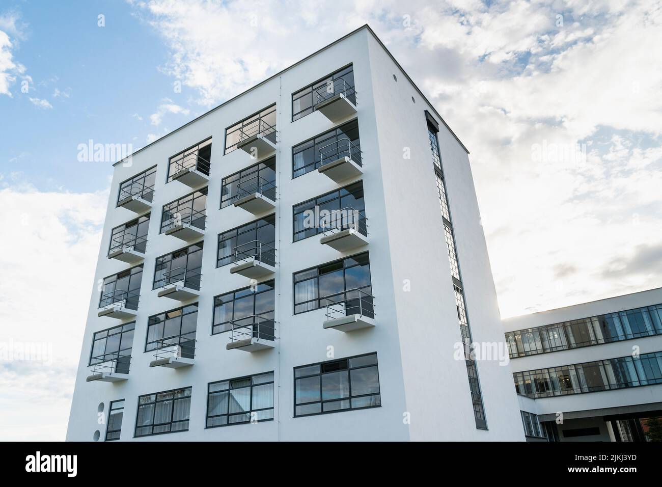 Germany, Saxony-Anhalt, Dessau, Bauhaus building, Preller House, Unesco ...